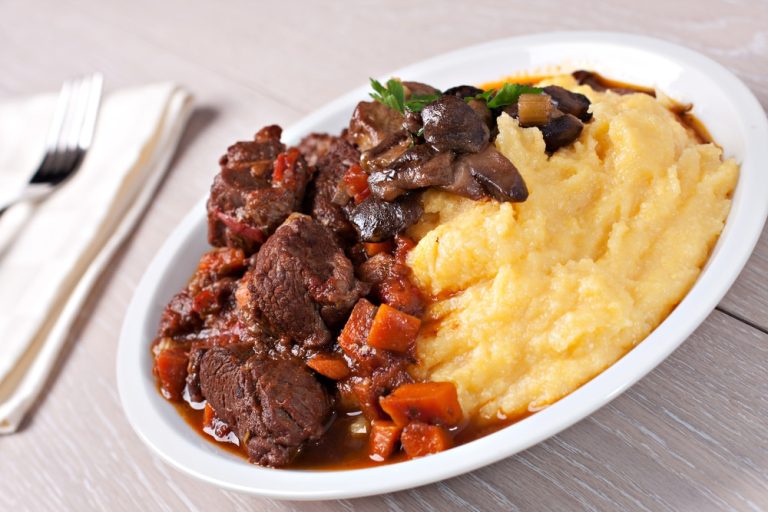 Slow Cooker Beef and Polenta | Dollar Recipe Club